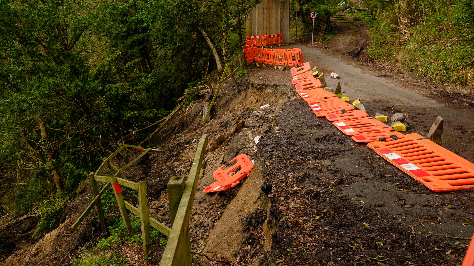 New landslip on Danger Bank as repairs due to begin this year - The ...